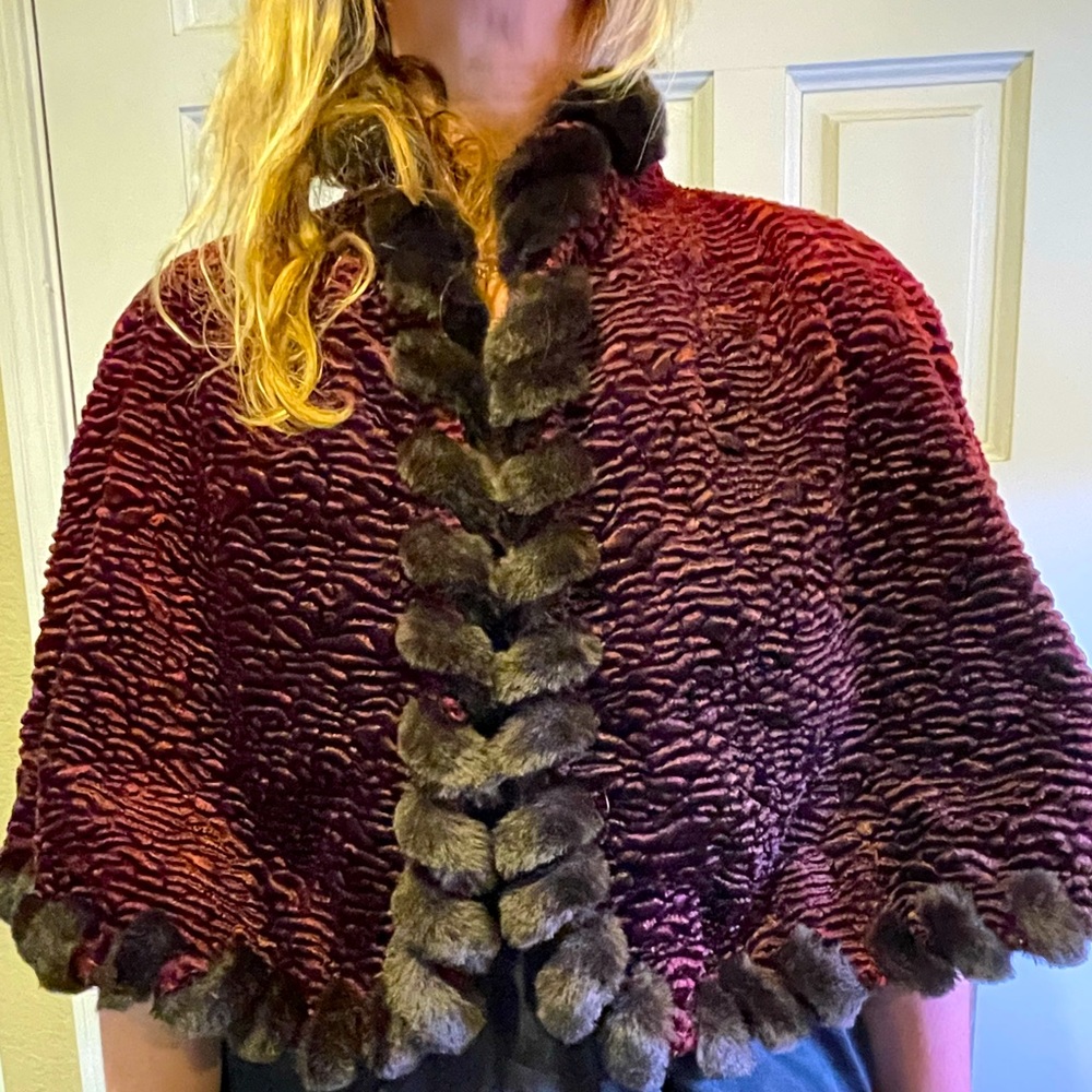 Vintage Sue Wong Cape - Gem